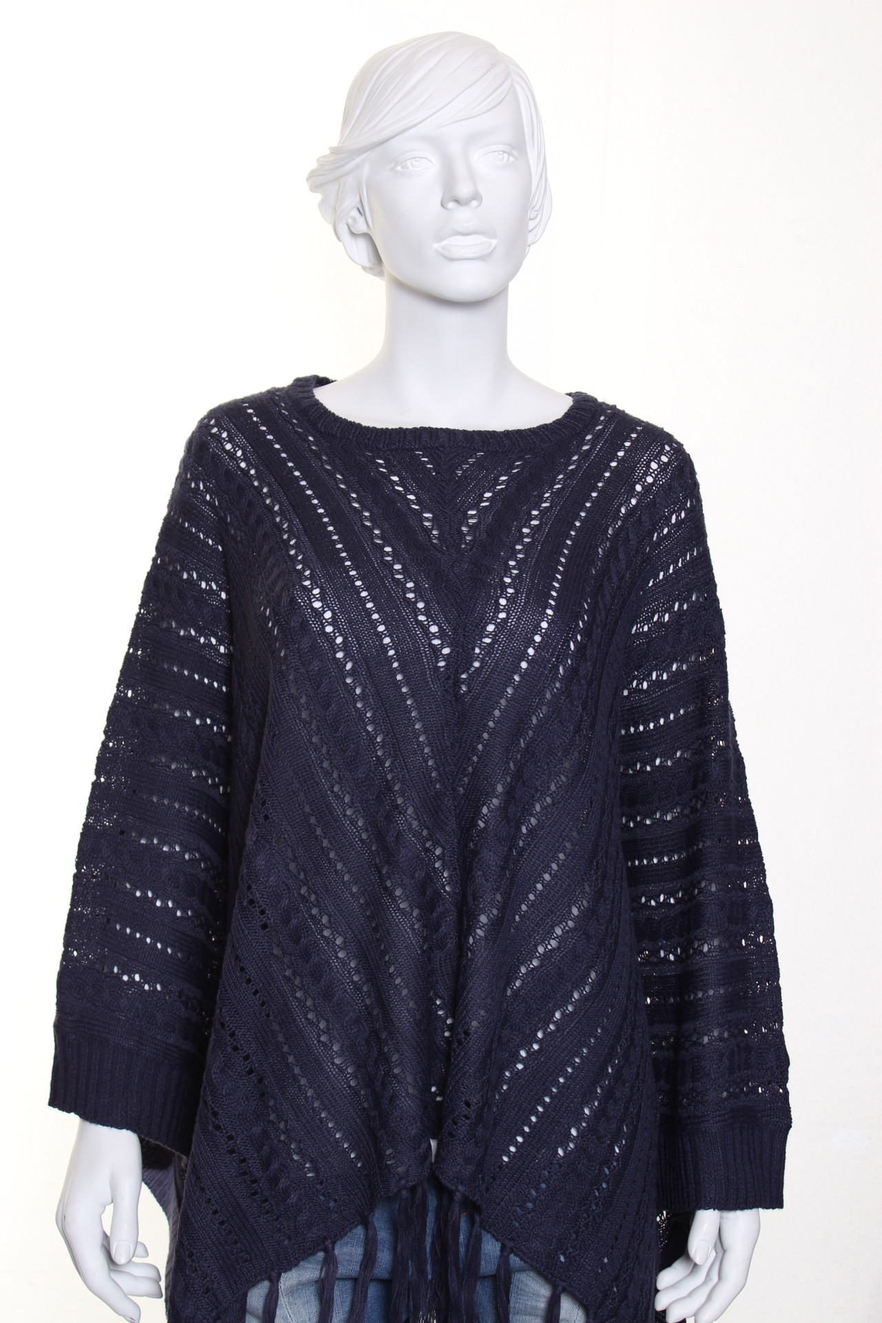 Chipponett Poncho Dam - SWEET LEMON - EKO:-