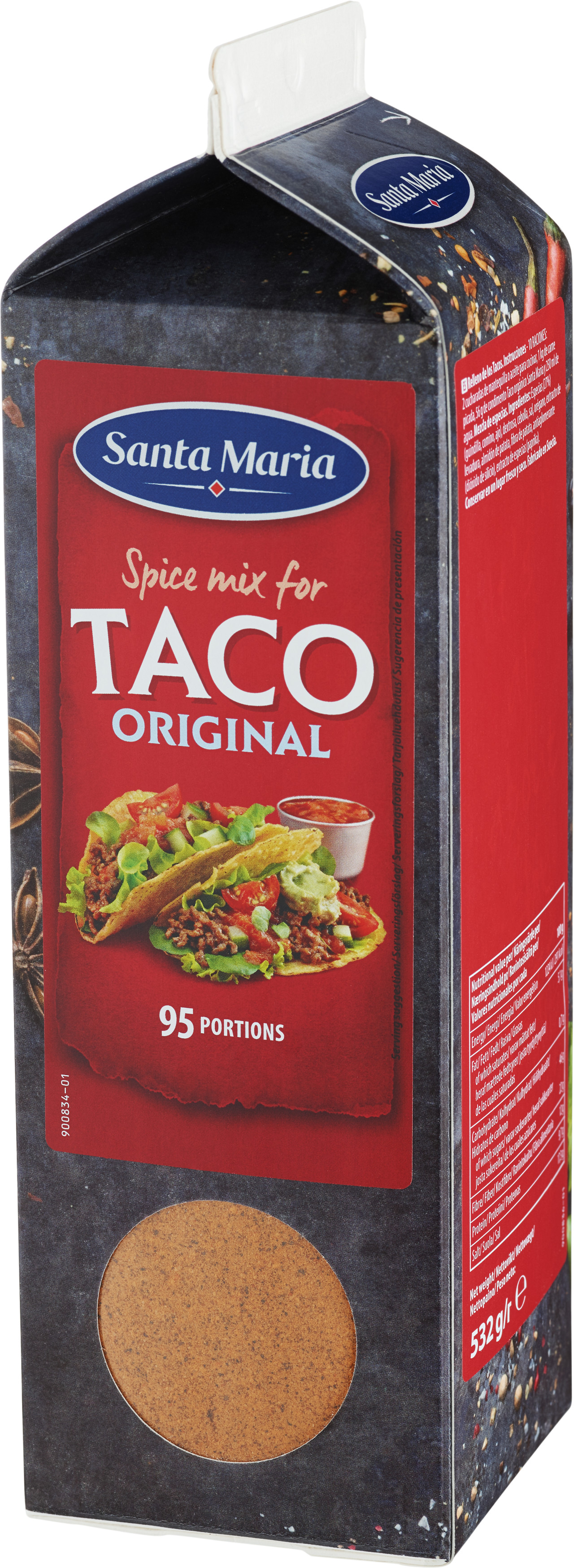 Taco Original - Spicemix - SANTA MARIA 532G - EKO:-