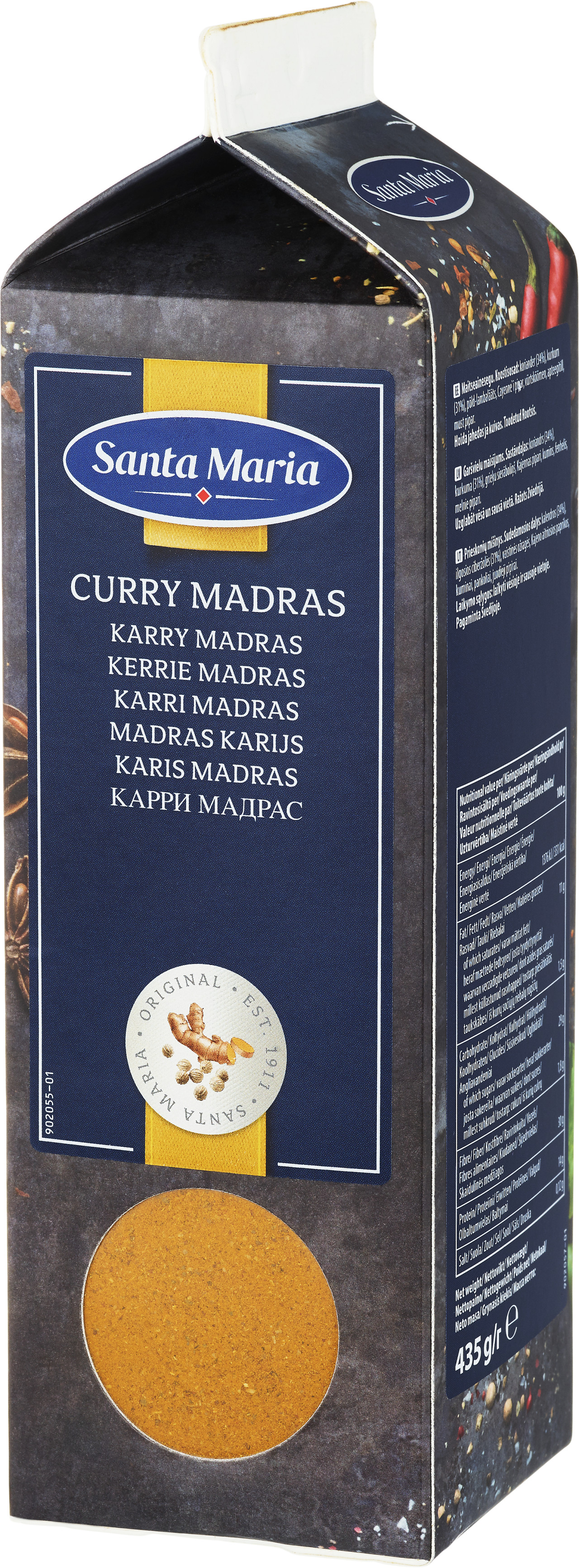 Curry Madras 435G - SANTA MARIA - EKO:-