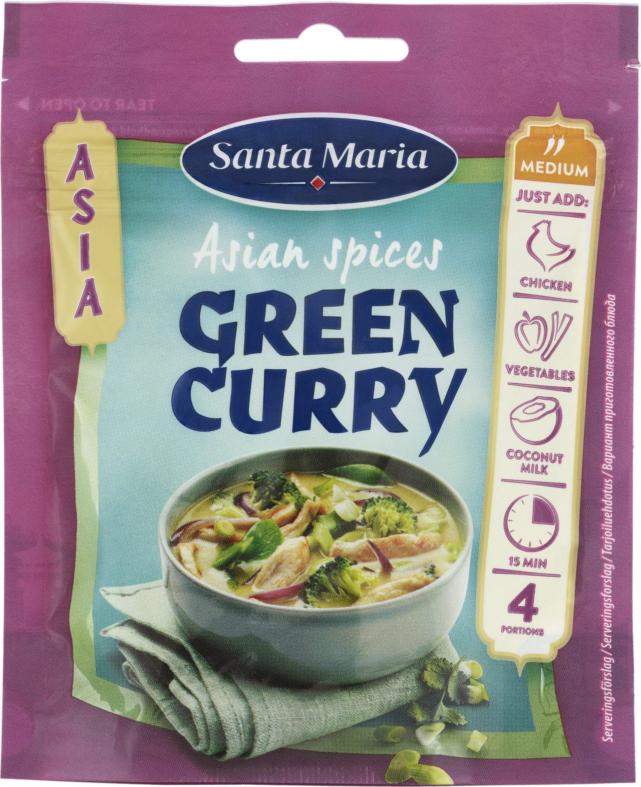 Green Curry - SANTA MARIA - EKO:-