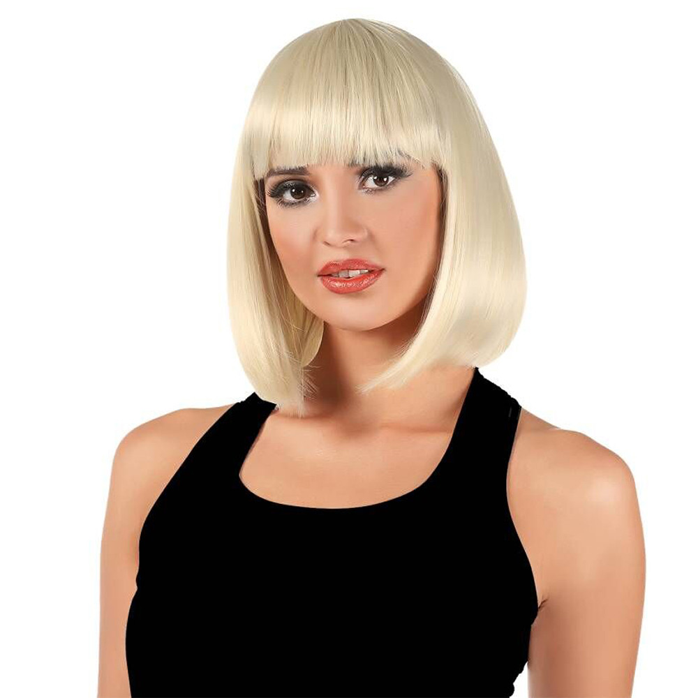 Wig Natural Look Bob Blonde - HISAB - EKO:-