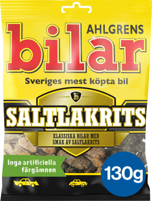 Ahlgrens Bilar Saltlakrits 130G - EKO:-