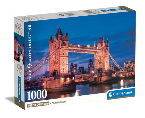 Clementoni Cb Tower Bridge Night 1000B - Clementoni Pussel - EKO:-