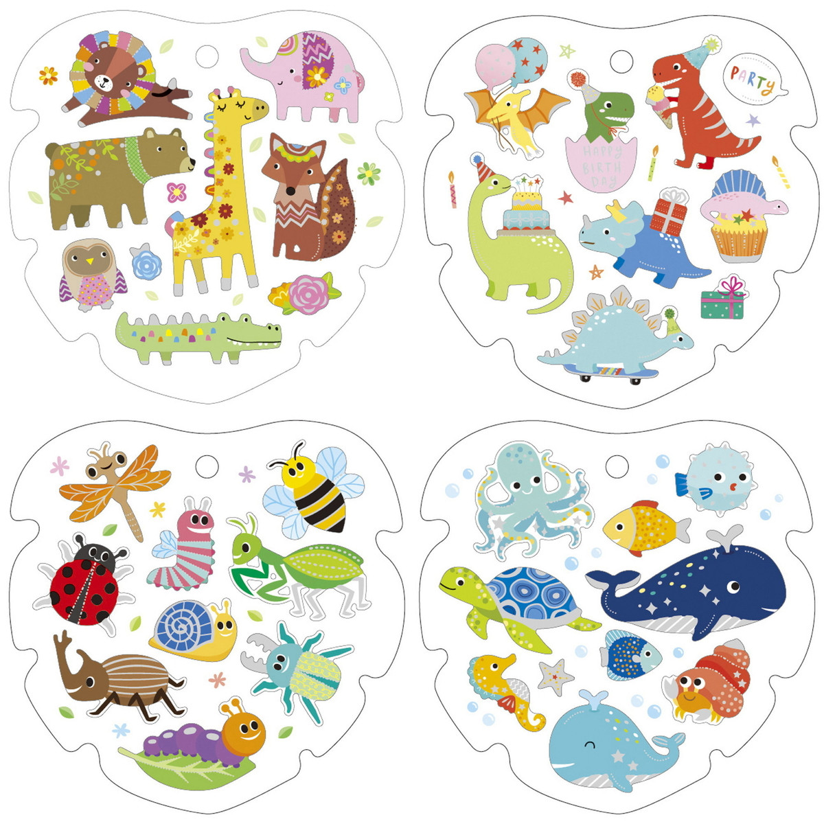 Stickershäfte Vilda Djur - Panduro - EKO:-