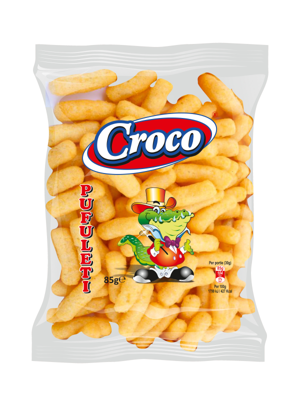 Majspuffar 85G - Croco - EKO:-