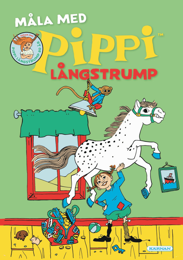 Pippi Långstrump Målarbok Måla Med Pippi - EKO:-