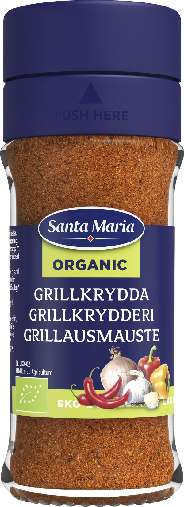 Organic Grillkrydda 53Gx6 - SANTA MARIA - EKO:-