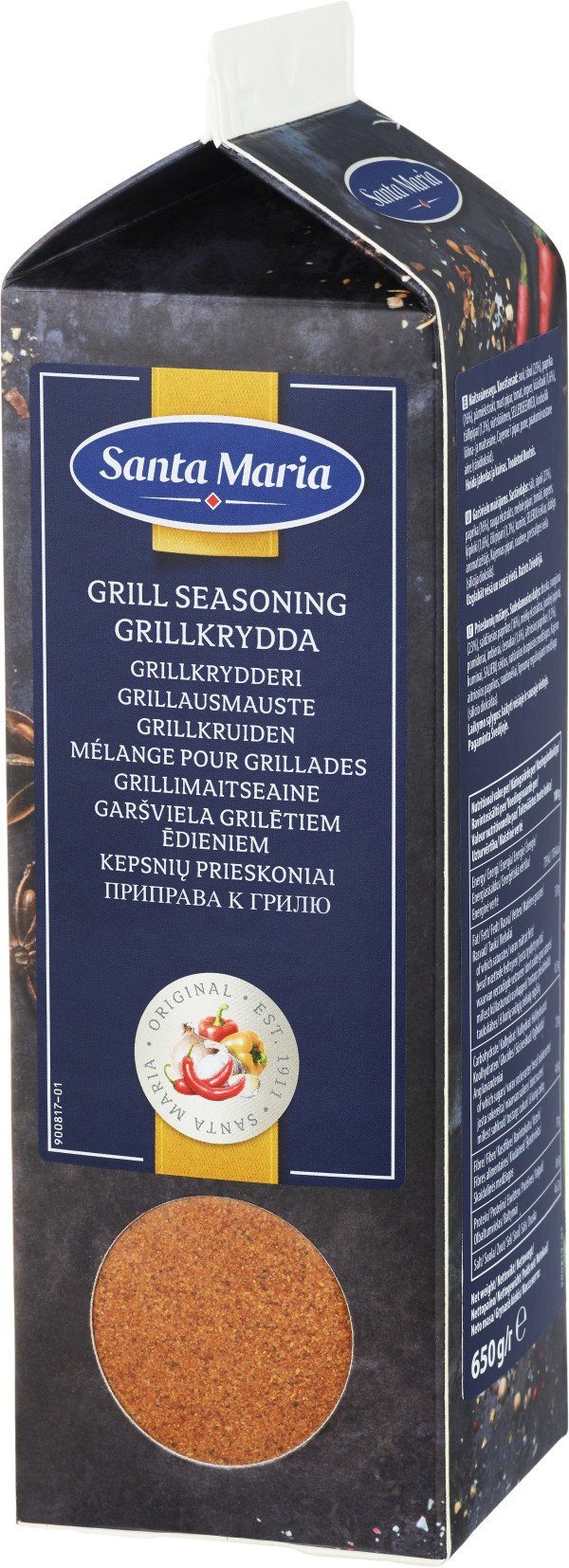 Grillkrydda 650G - SANTA MARIA - EKO:-
