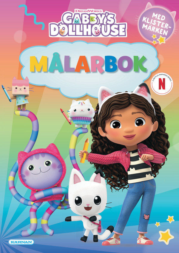 Målarbok Gabbys Dockhus - GABBYS DOCKSKÅP - EKO:-