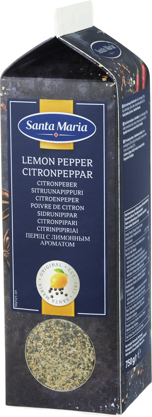 Citronpeppar 750G - SANTA MARIA - EKO:-