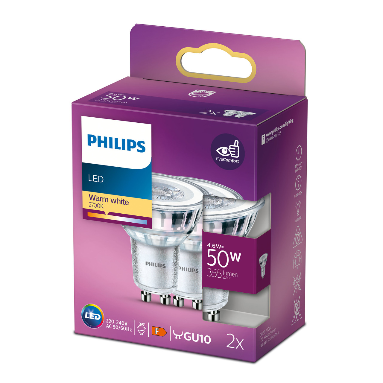 Ledcl Spot 50W 2P - PHILIPS - EKO:-