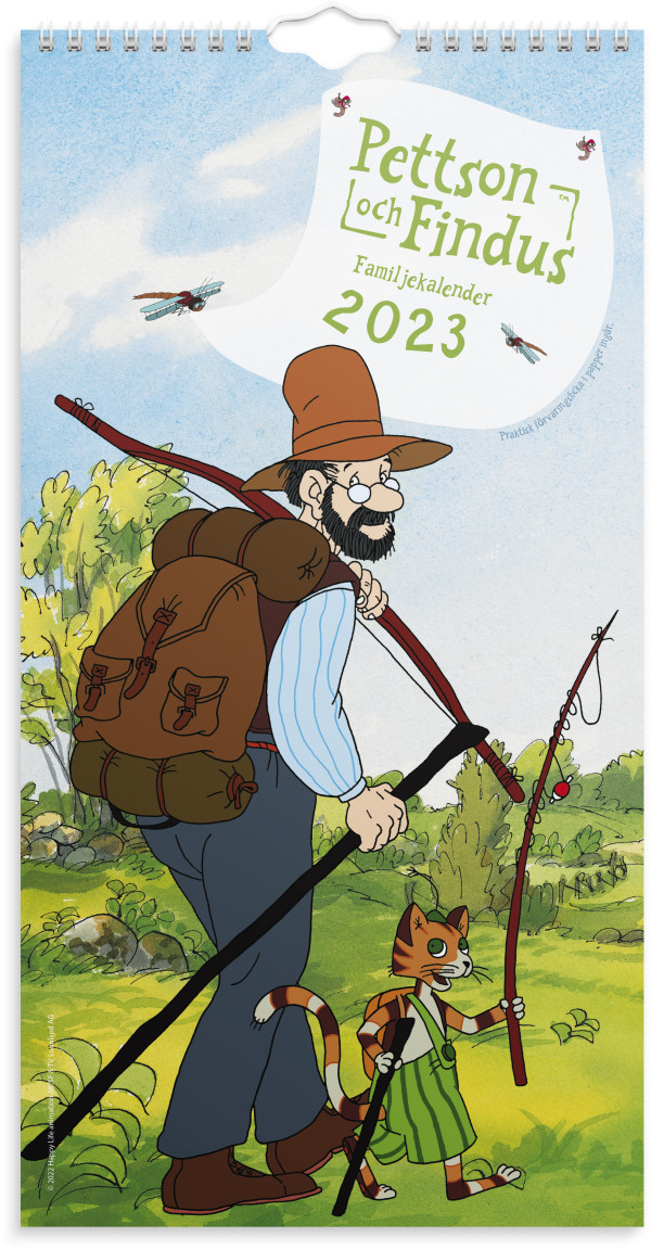 Familjekalender 2023 Pettson & Findus - BURDE - EKO:-
