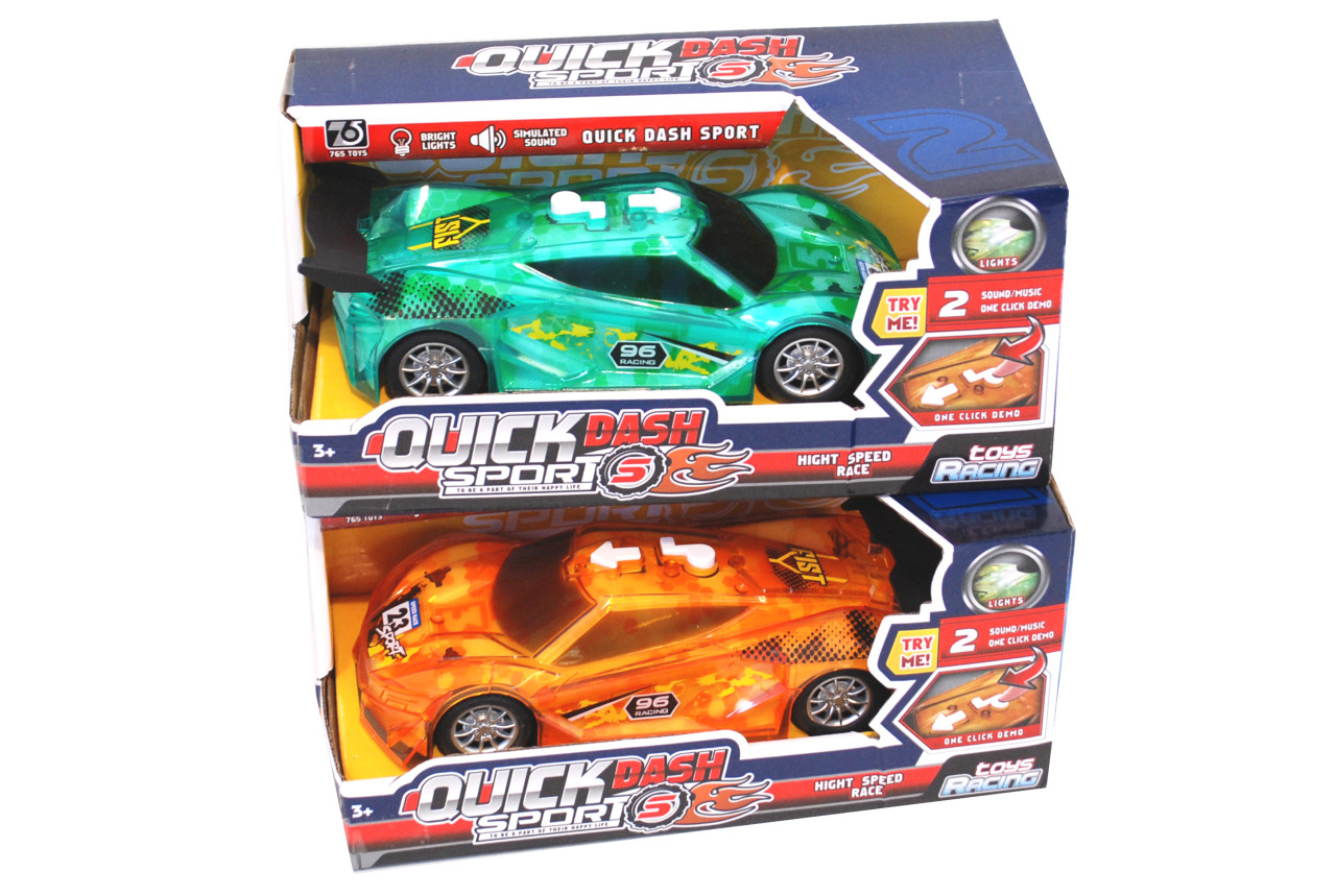 Bil Racing 20Cm Sort B/O - Alrico - EKO:-