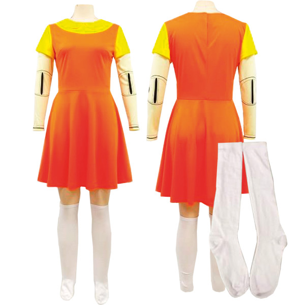 Costume Squid Game Doll L - HISAB - EKO:-