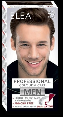 ELEA MEN HAIR COLOR 4.0 BROWN 100ML - EKO:-