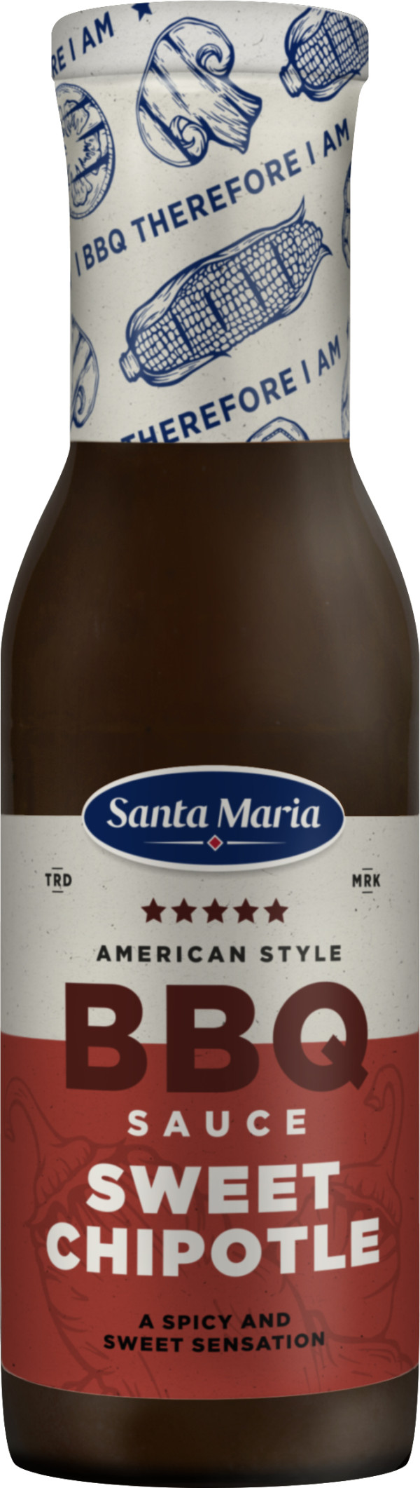 Bbq Sauce Sweet Chipotle 355G - Santa Maria - EKO:-
