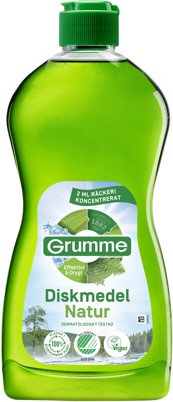 Grumme Diskmedel 500Ml Natur - EKO:-