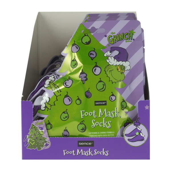DSP DR. SEUSS GRINCH 14P FOOT MASK 2X20ML - EKO:-
