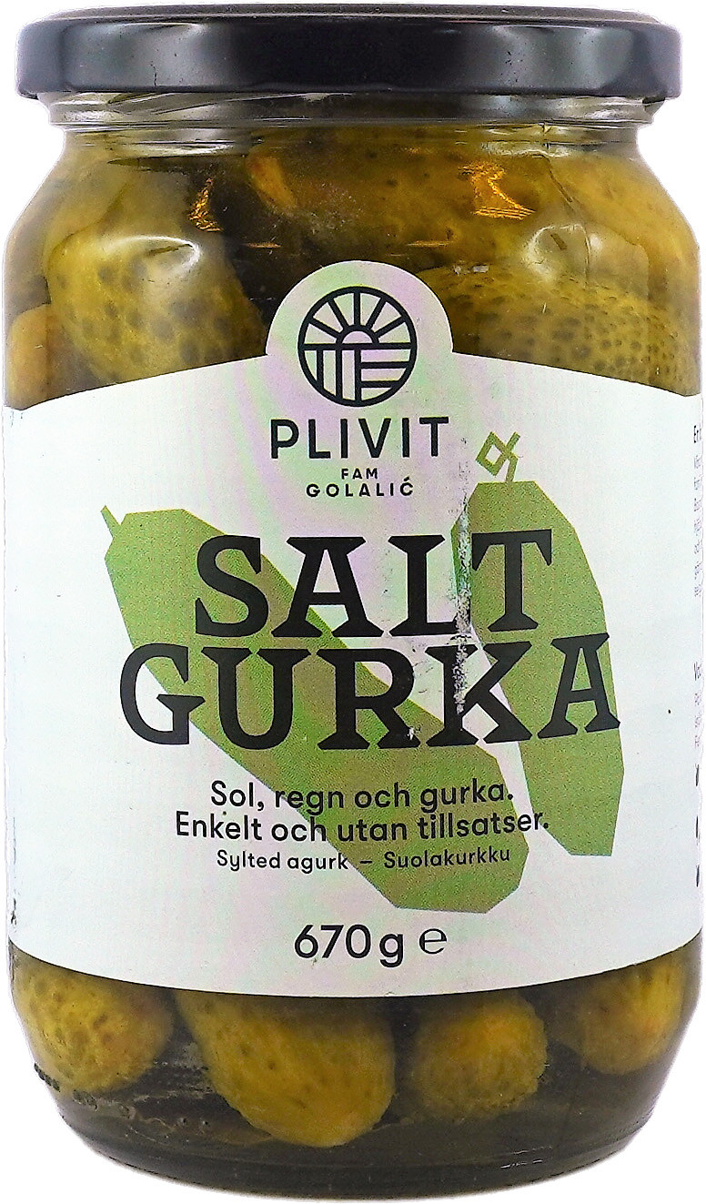 Saltgurka - Plivit - EKO:-