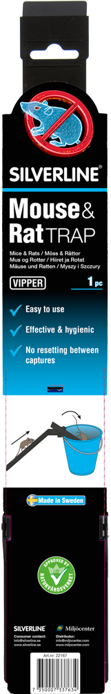 Mus&Råttfälla Vipper - Silverline - EKO:-