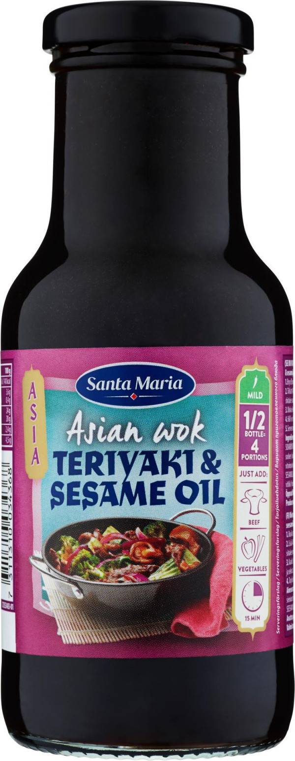 Woksauce Teriy/Sesame - SANTA MARIA 250ML - EKO:-