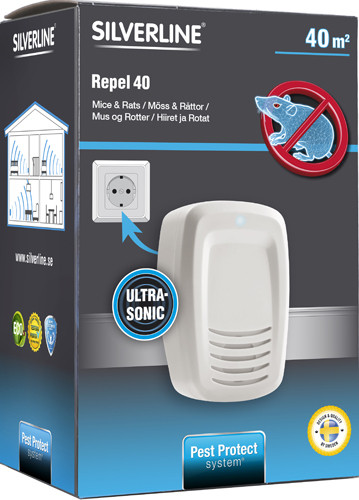 Avskräckare Mus&Råtta Repel 40 - Silverline - EKO:-