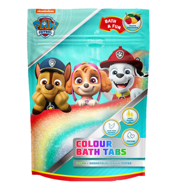 Colour Bath Tabs 9X16G - PAW PATROL - EKO:-