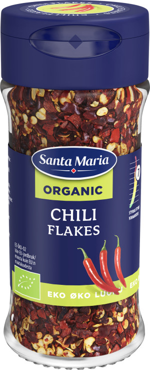 Organic Chili Flakes 27Gx6 - SANTA MARIA - EKO:-