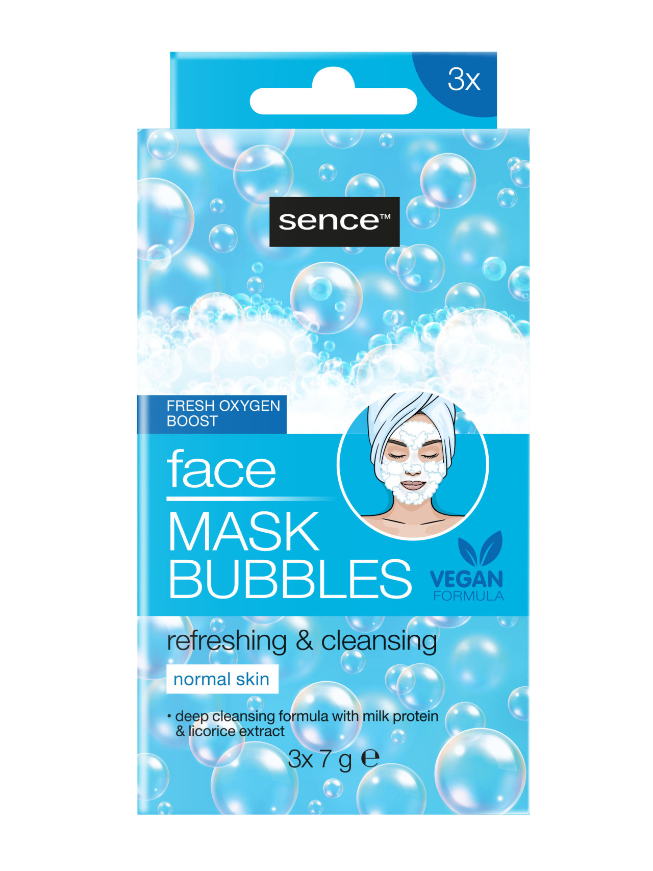 Sence Facial Mask 3X7G Bubbles - SENCE - EKO:-