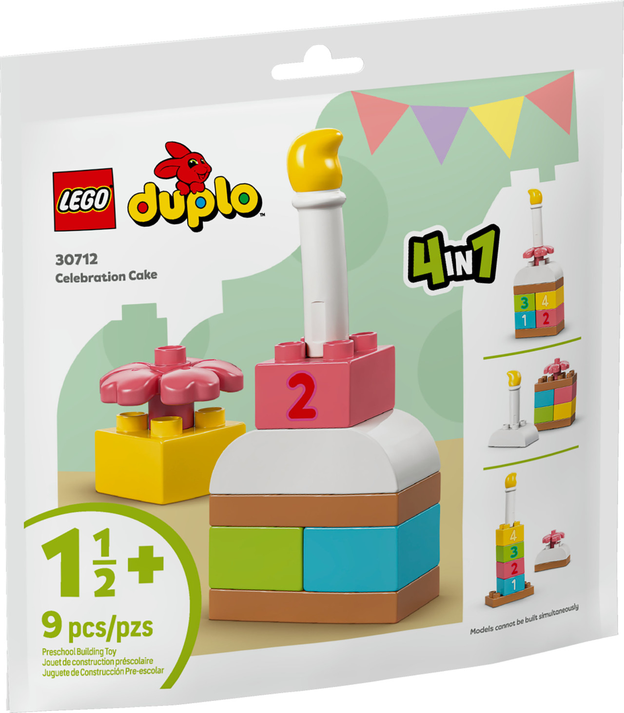 LEGO® DUPLO My First Kalastårta - ombyggbara kalastårta (9 delar) - EKO:-