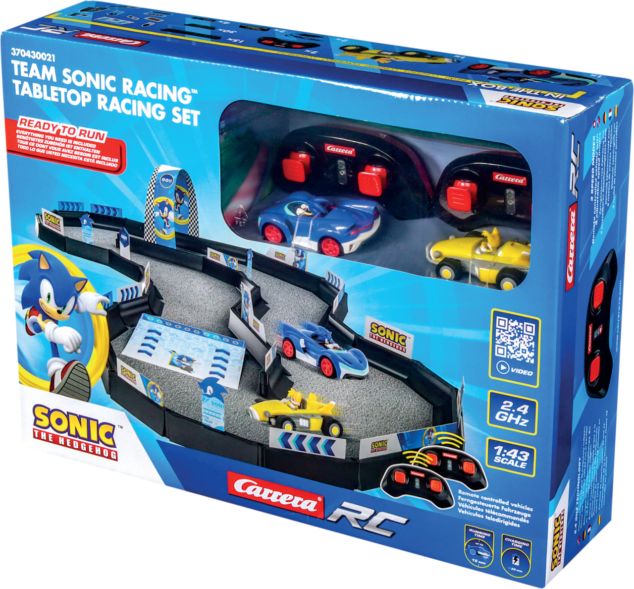 Carrera Rc Team Sonic Racing Tabletop Racing Set - EKO:-