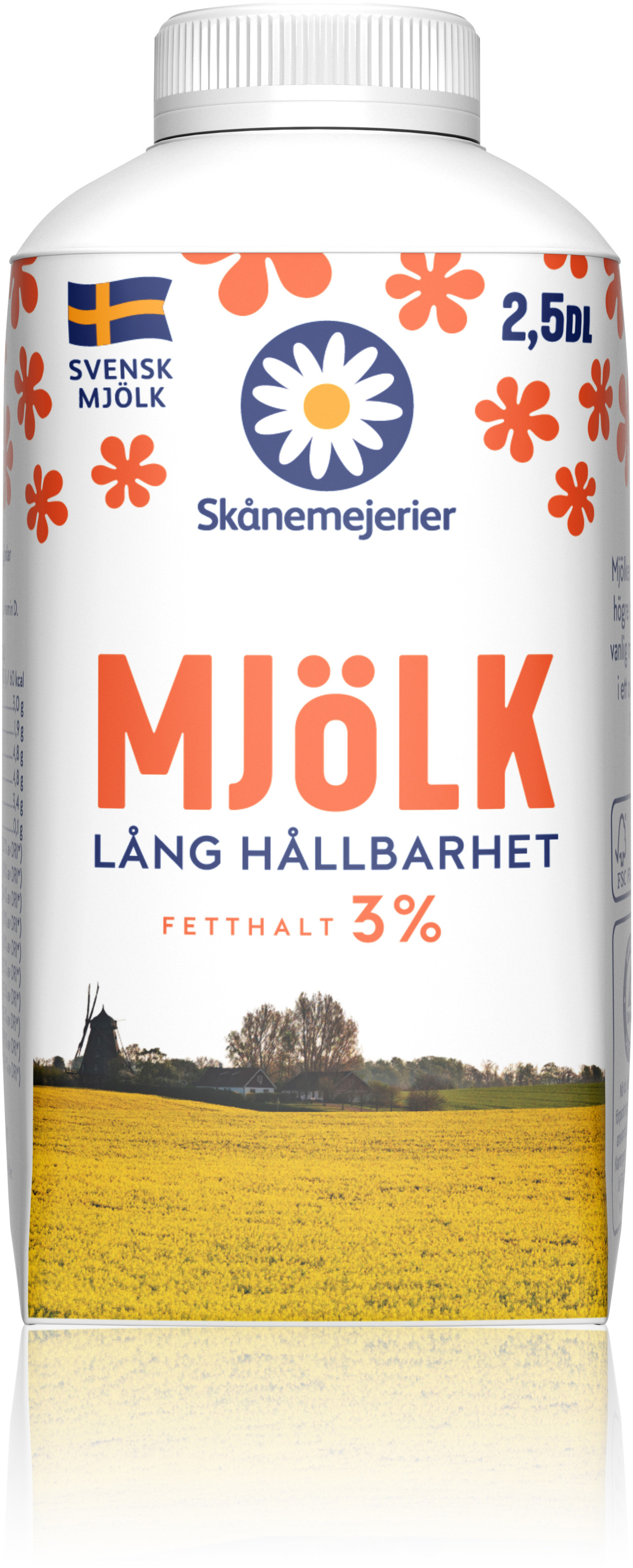 Mjölk 3% Esl 0,25L - SKÅNEMEJERIER - EKO:-