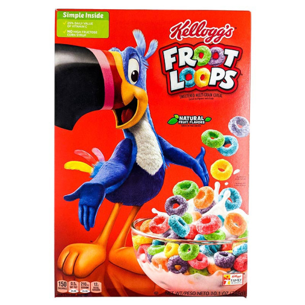 Froot Loops Org 286G - KELLOGG'S - EKO:-