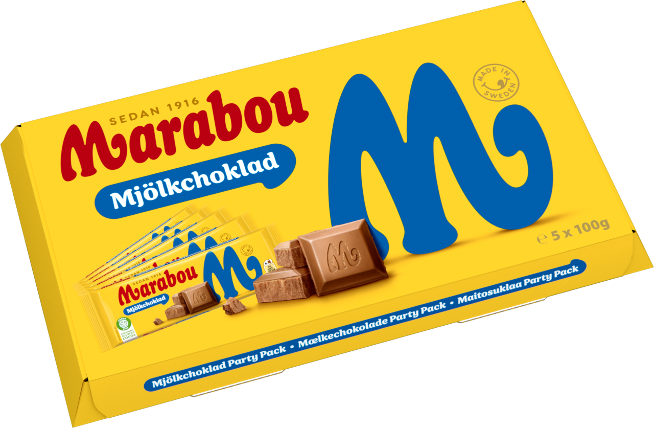 Mjölkchoklad - MARABOU 5P 500G - EKO:-