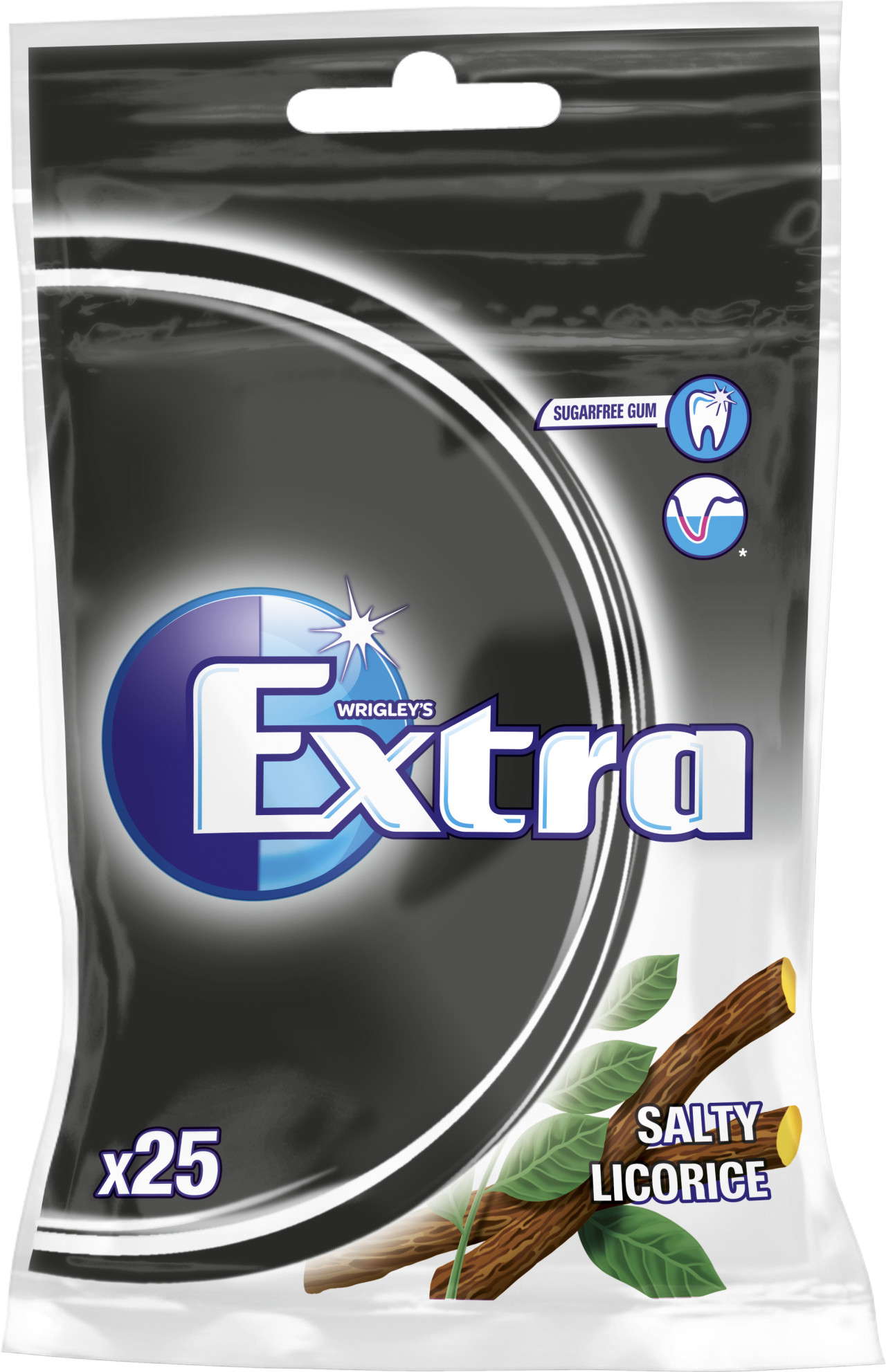 Extra Tuggummi Salty Liqorice - EXTRA - EKO:-