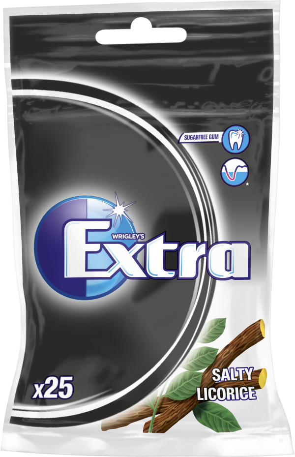 Extra Tuggummi Salty Liqorice - EXTRA - EKO:-
