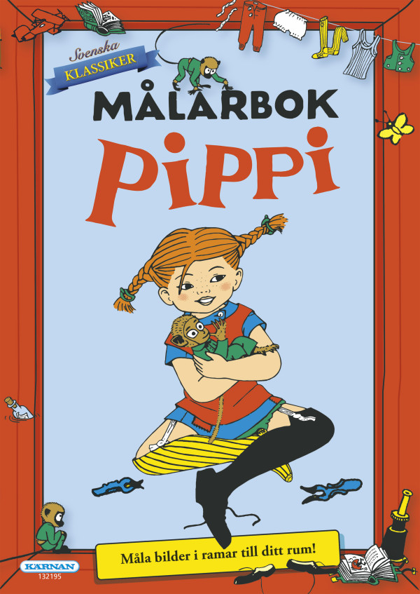 Målarbok Pippi Långstrump - KÄRNAN - EKO:-