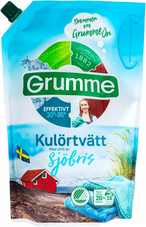 GRUMME TVÄTTMEDEL SJÖBRIS 800ML - EKO:-