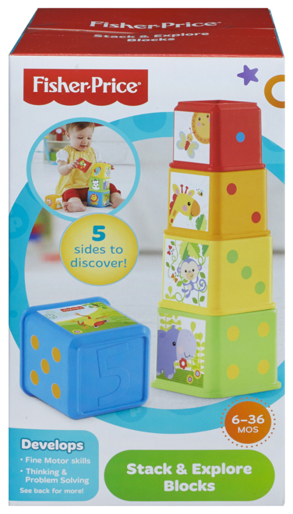 Stack Explore Blocks - FISHER PRICE - EKO:-
