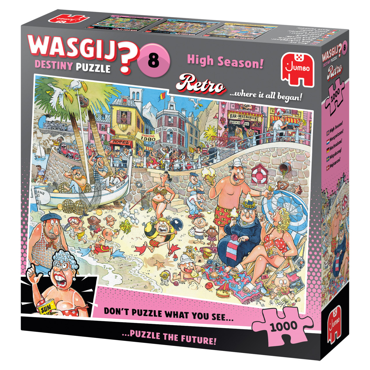 Wasgij 1000 Bit Destiny Retro - WASGIJ - EKO:-