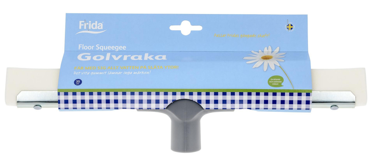 Golvraka Vitt Gummi 35Cm - Frida - EKO:-