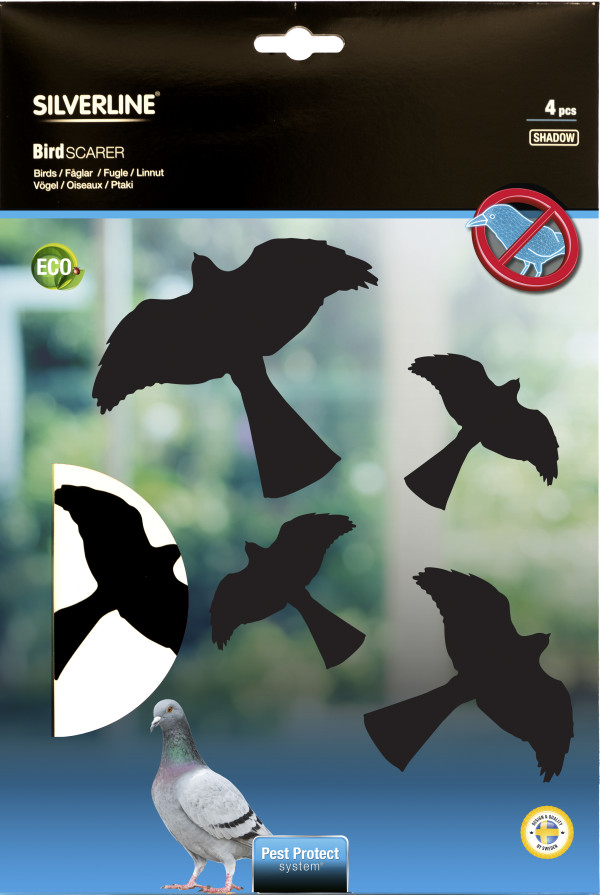 Fågelskrämma Siluett Shadow - Silverline - EKO:-