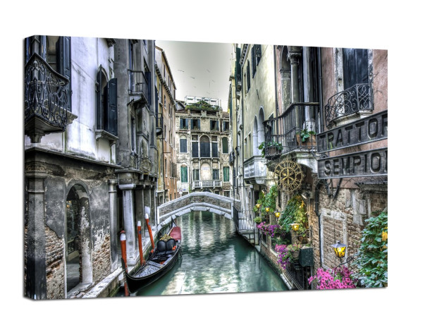 Tavla Canvas 75X100 Venice - ESTANCIA - EKO:-