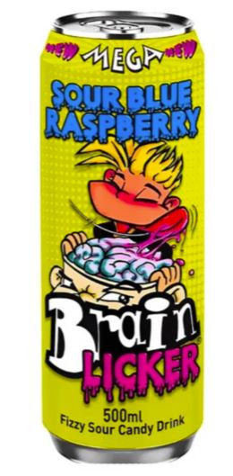 Brainlicker Sour Raspberry 500Ml - BRAIN LICKER - EKO:-