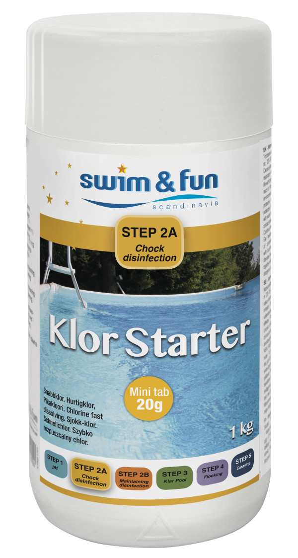 Snabbklor Tab 20G - Swim Fun - EKO:-