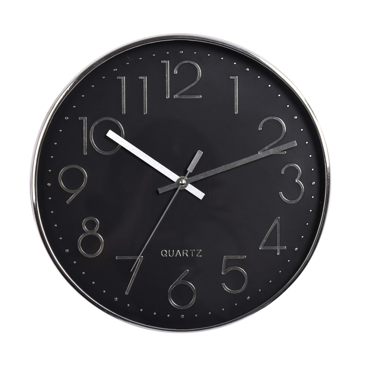 Klocka Jens Silver Plast D30X4 Cm - EKO:-