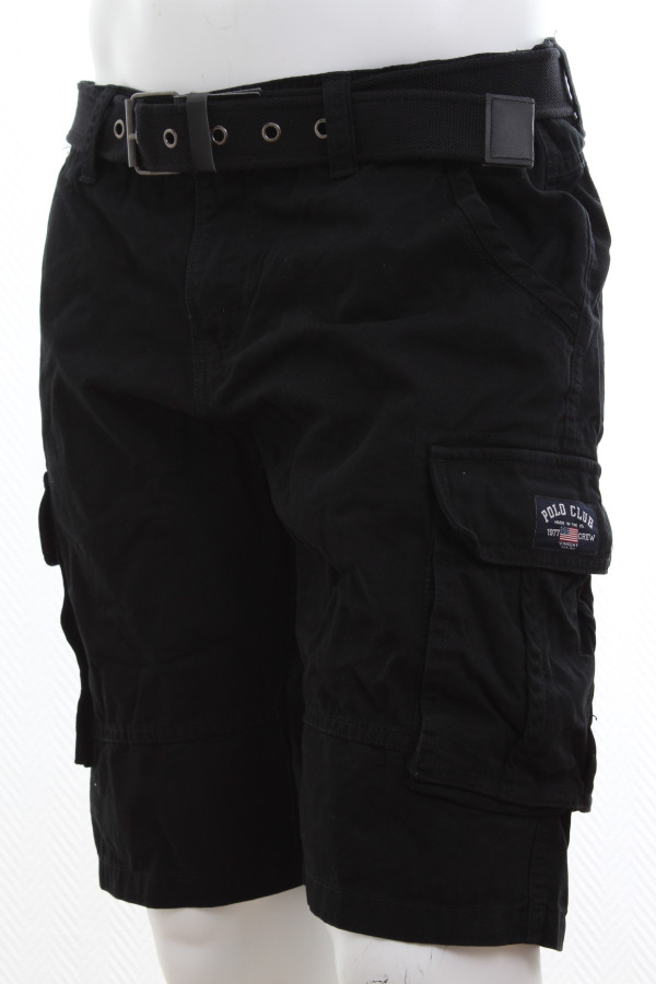 Cargo Shorts Herr Black S - SAINT VINCENT - EKO:-