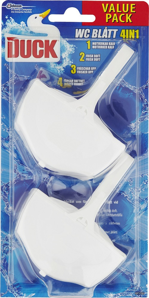 Blått Duo 2X40G - Wc Duck - EKO:-
