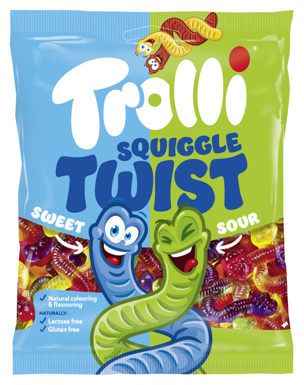 Trolli The Squiggles Twist100G - TROLLI - EKO:-