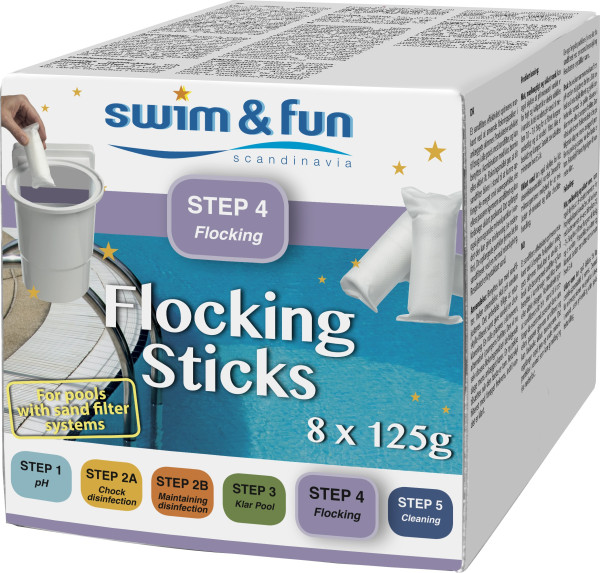 Flockningmedel Sticks 1Kg - SWIM FUN - EKO:-
